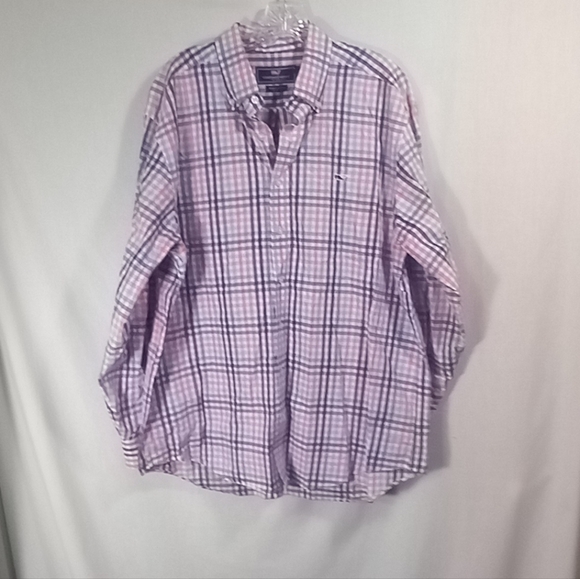 Vineyard Vines | Shirts | Vineyard Vines Mens Multicolored Plaid Button ...